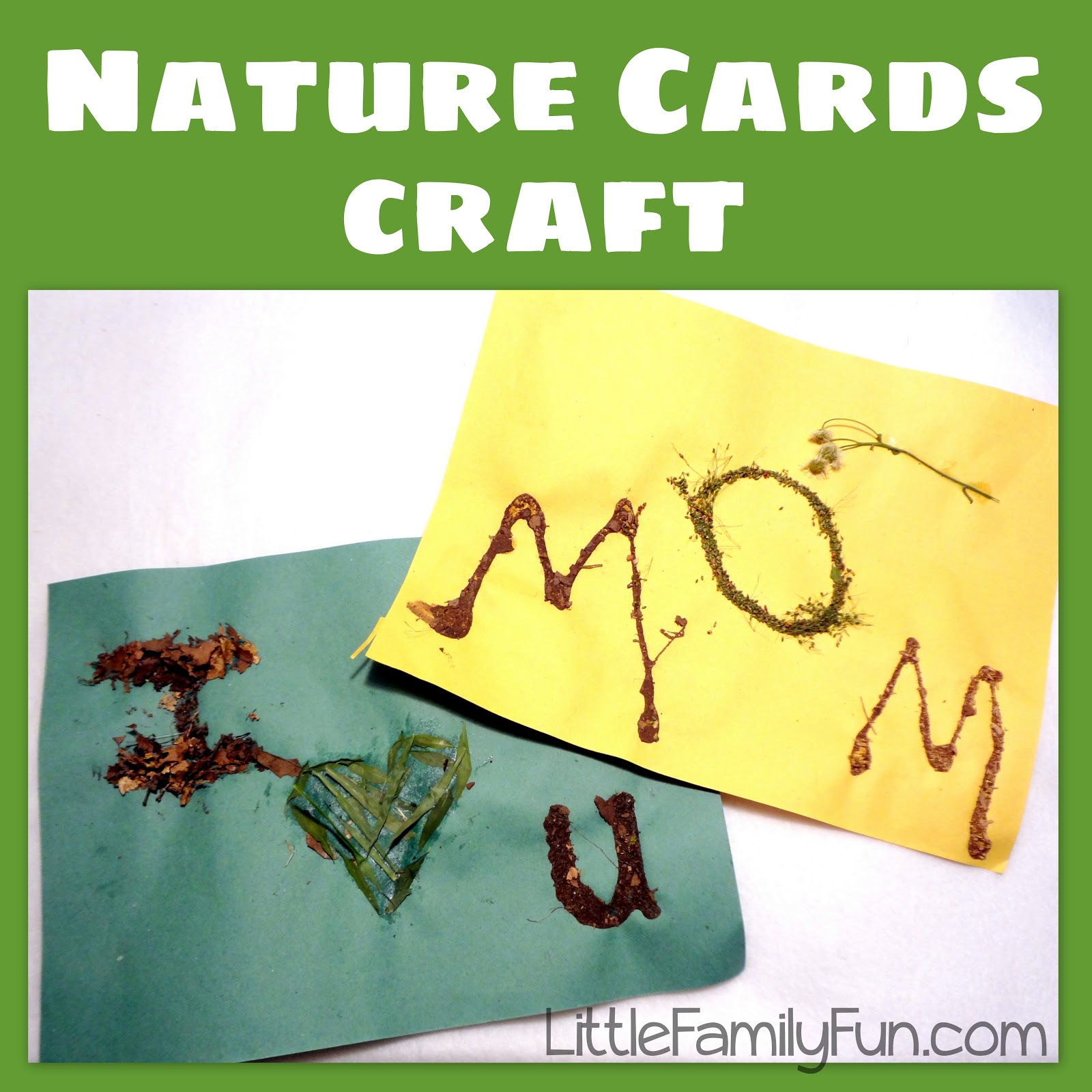 Little Family Fun: Nature Names Craft