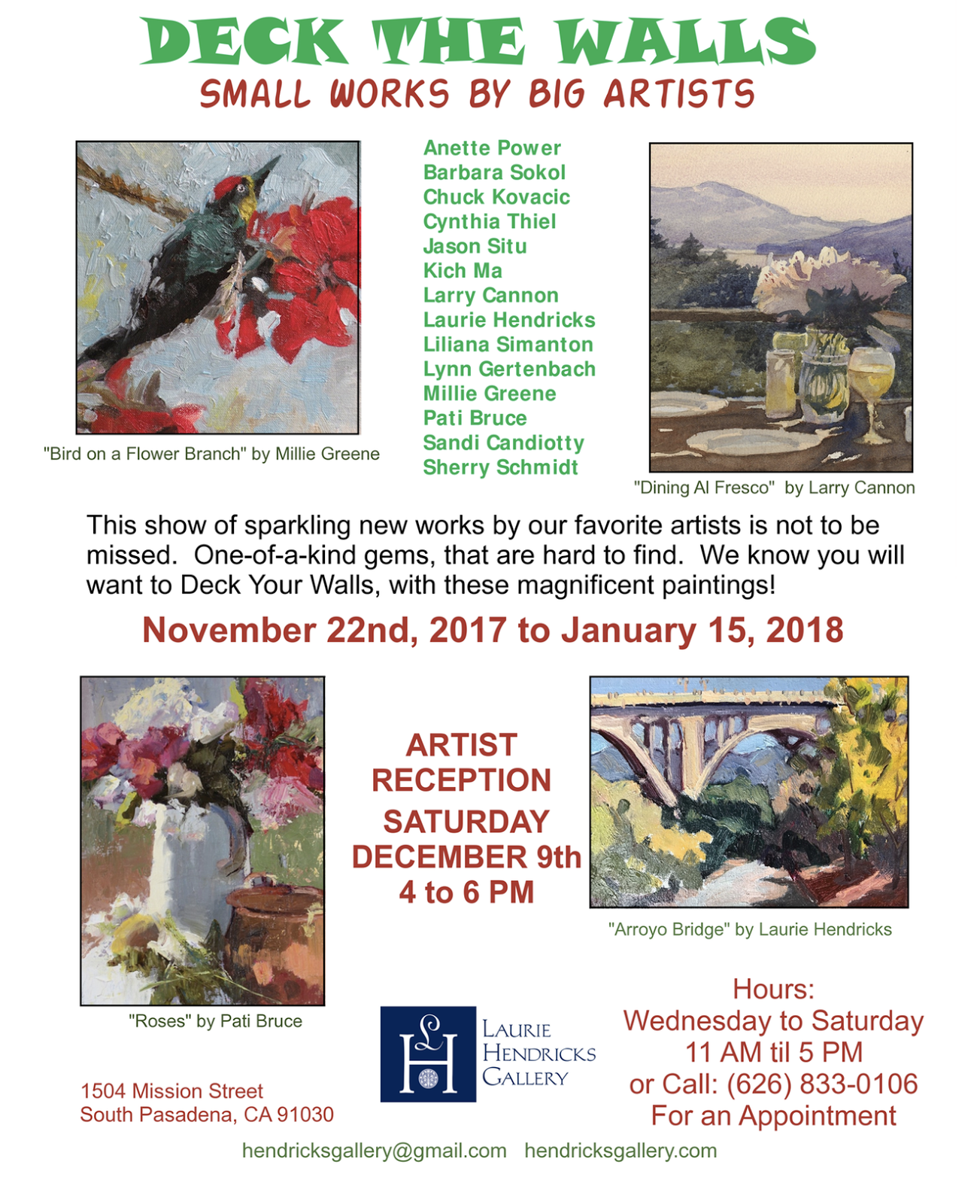 Sherry Schmidt Watercolors: 2017