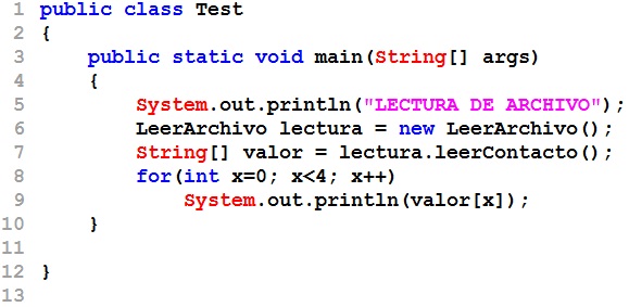 Lenguaje y lectura de programación