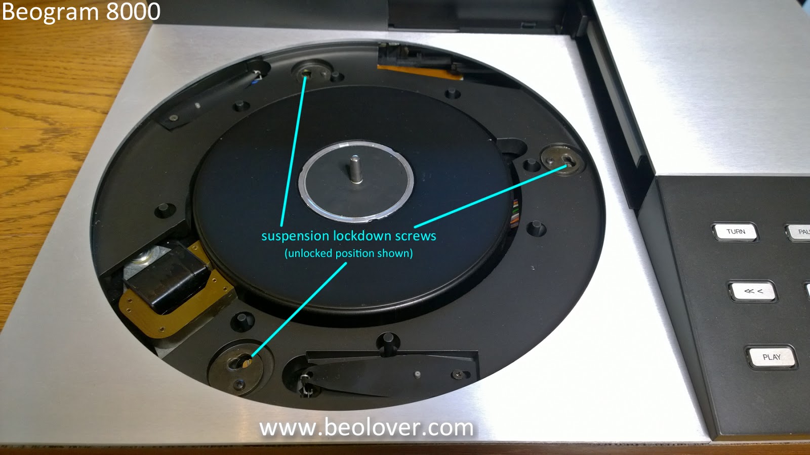 beolover: Beogram 8000: Unpacking and Preparing for Use