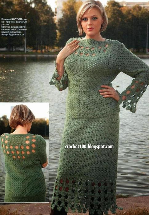 CROCHET| Models of crochet dresses 1