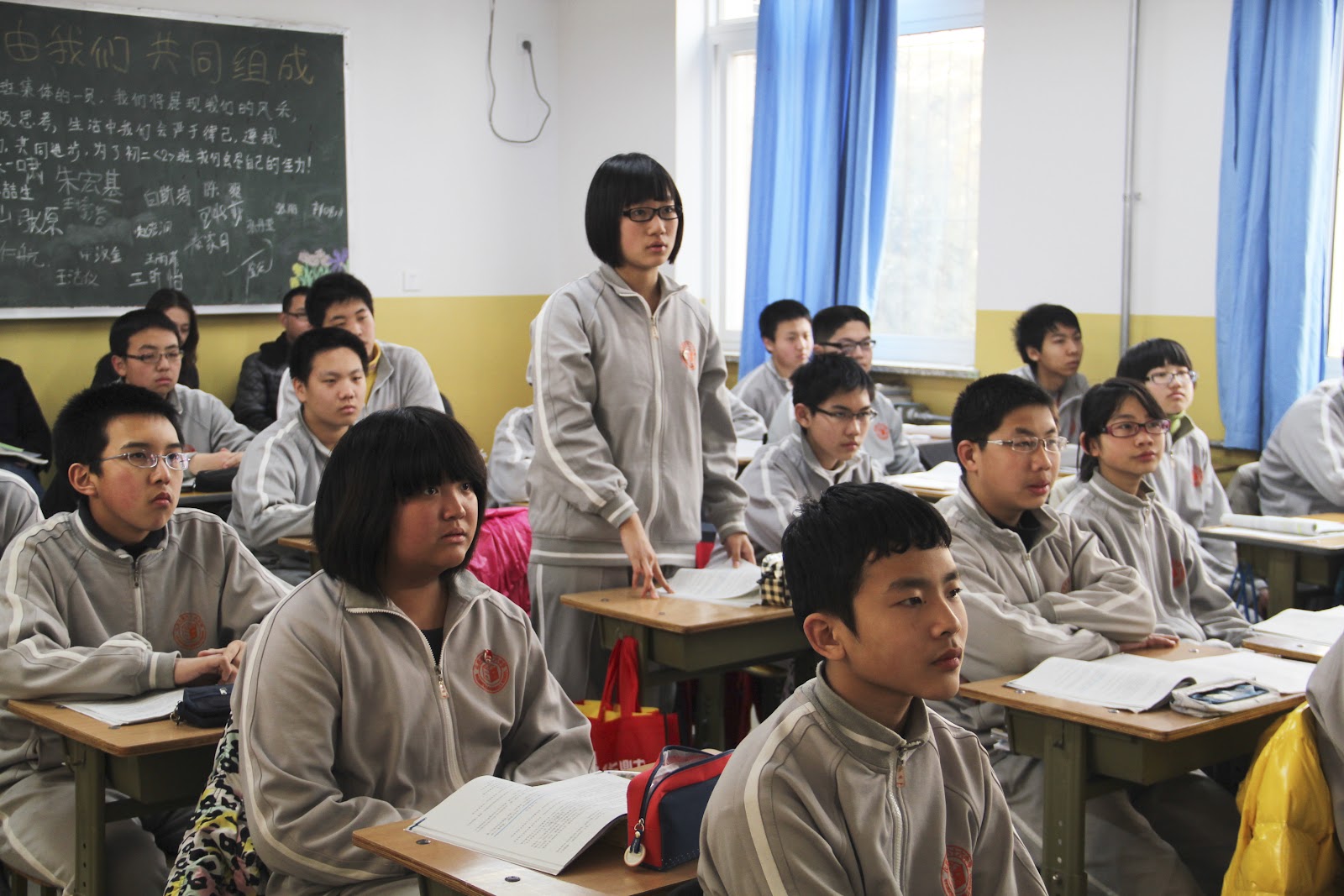 Reading & Writing Relay: Middle School in Beijing