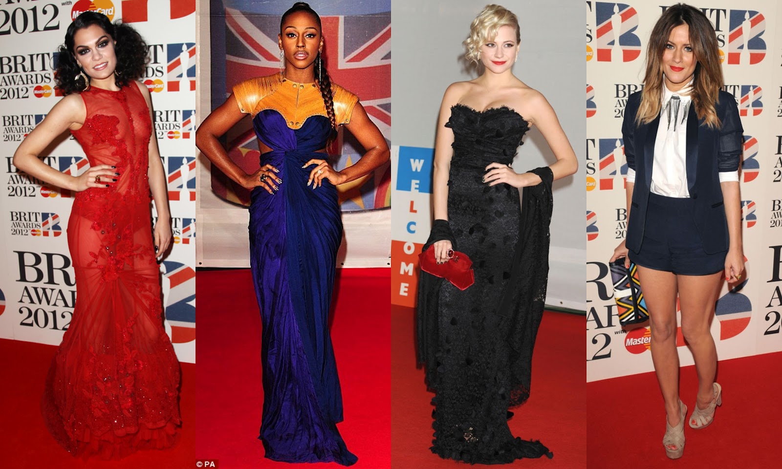 My Best Dressed: The Brit Awards 2012 | Charlottes Collection | Leeds ...