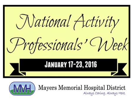 Always Caring...Always Here: National Activity Professionals Week