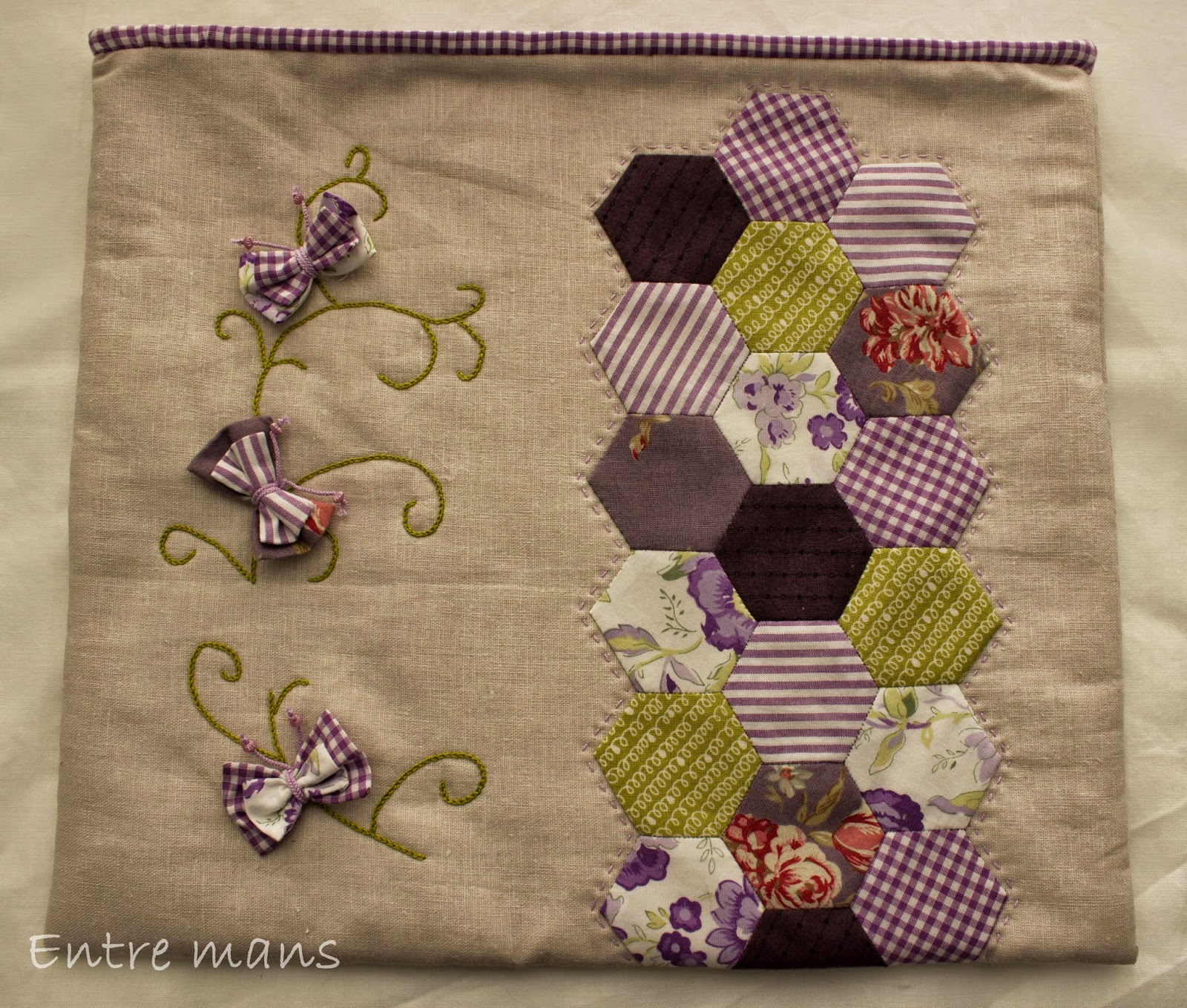 Entre mans: Bolsa de viaje para ropa interior de patchwork