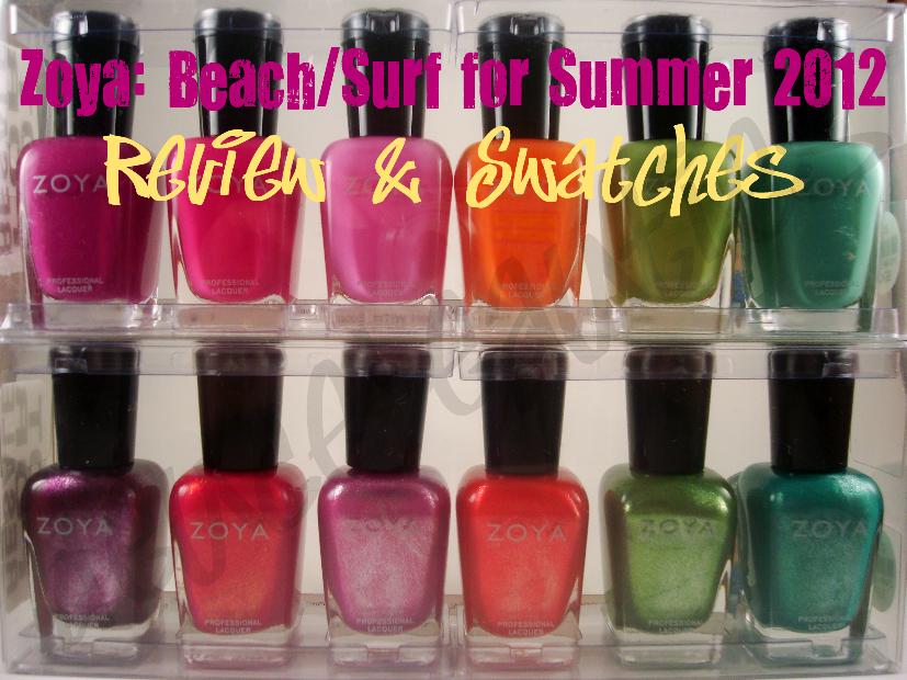 Deuce Beauties: Zoya: Beach & Surf Collections for Summer 2012 Review ...