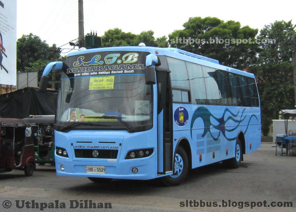 SLTB buses - ශ්‍රී ලංගම බස්: Ashok Leyland Vking AC bus from SLTB ...