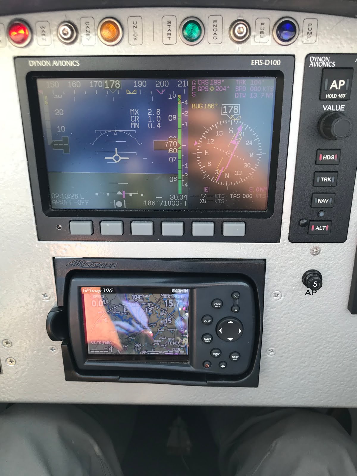 Welcome to JT's RV8 Aircraft Factory!: VFR Panel