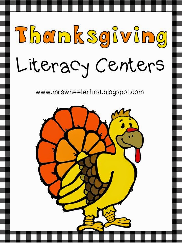 Mrs. Wheeler's First Grade Tidbits: Thanksgiving Literacy Centers
