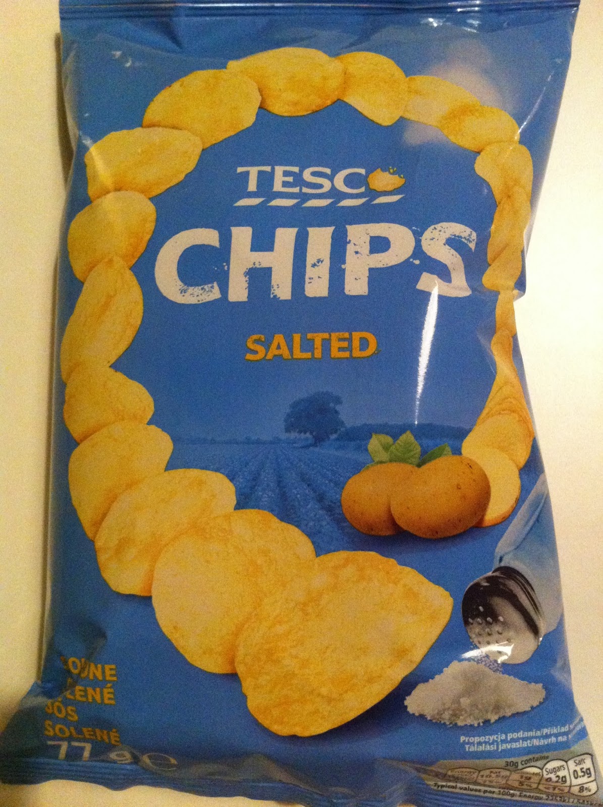 Crisps&Critics: SÓS chips salted - Tesco