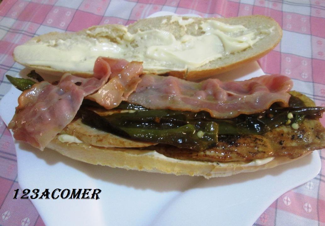 123 a comer: PEPITO DE POLLO ( HECHO EN CASA)