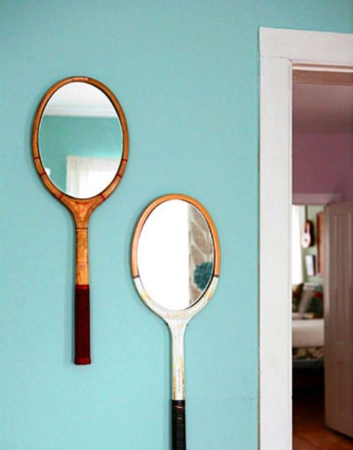 * Happyroost*: Simple Idea: Repurposed objects for mirrors