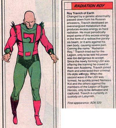 The Legion of Super Bloggers! : Who's Who: LSV Radiation Roy