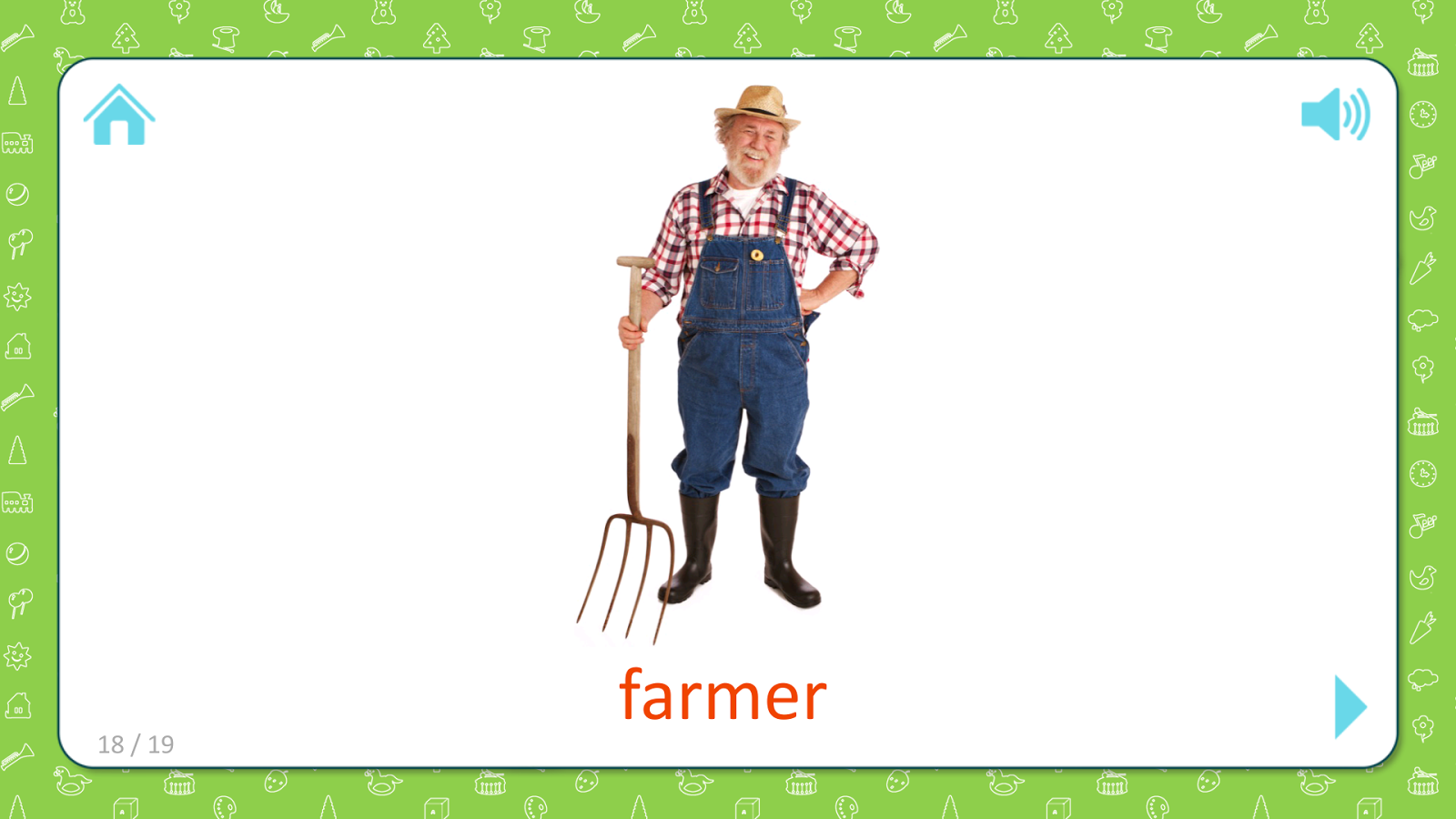 Flashcards for Kids: Farmer - Professions - Flashcards for Kids