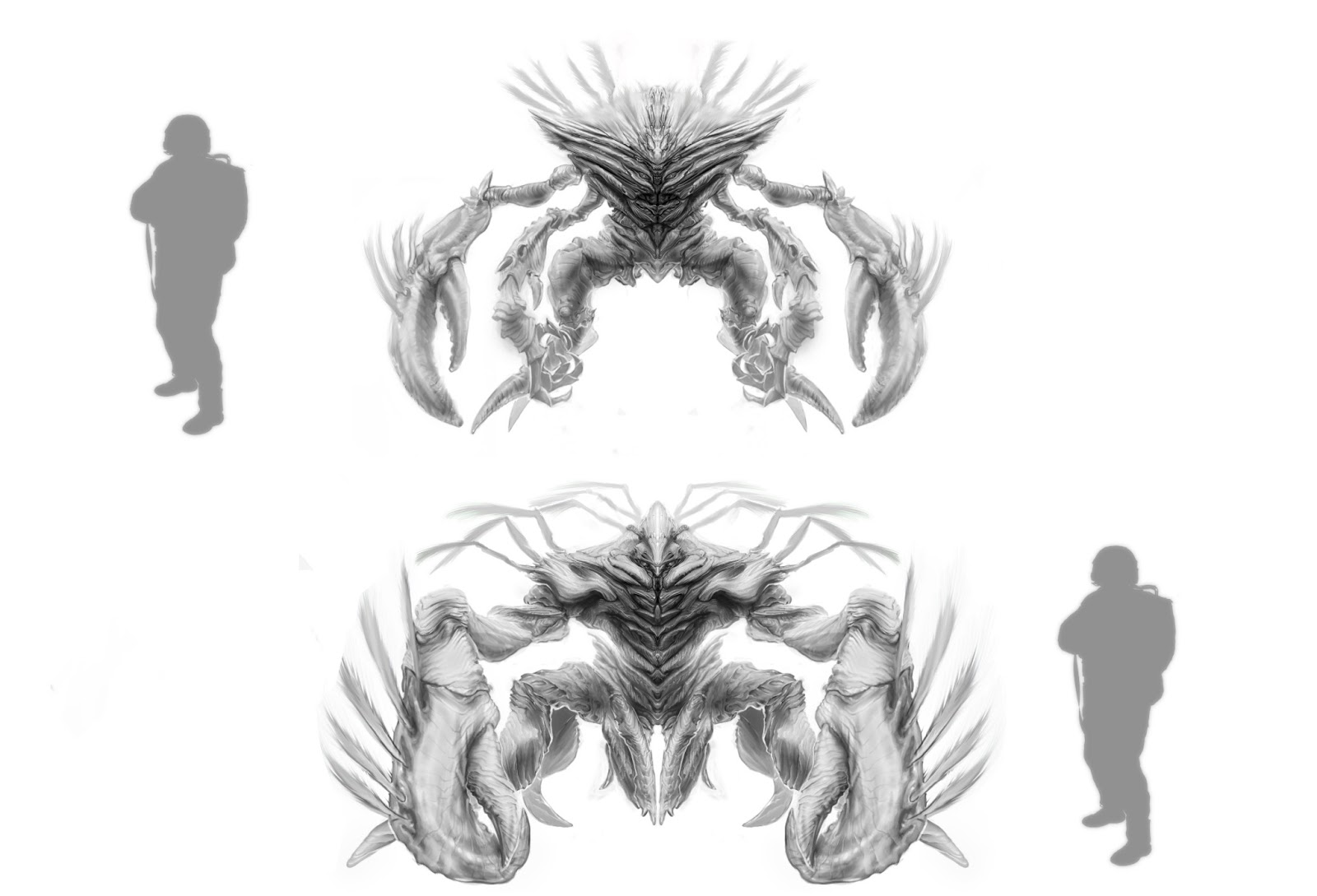 Alien bugs and crustaceans...