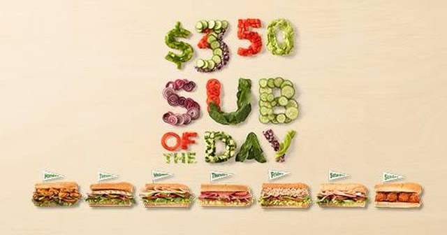 Subway Offers $3.50 Sub of the Day Deal Nationally
