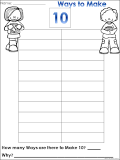 Laugh and Learn with Silly Sam: *Ways to Make Ten *Part-Part-Whole ...