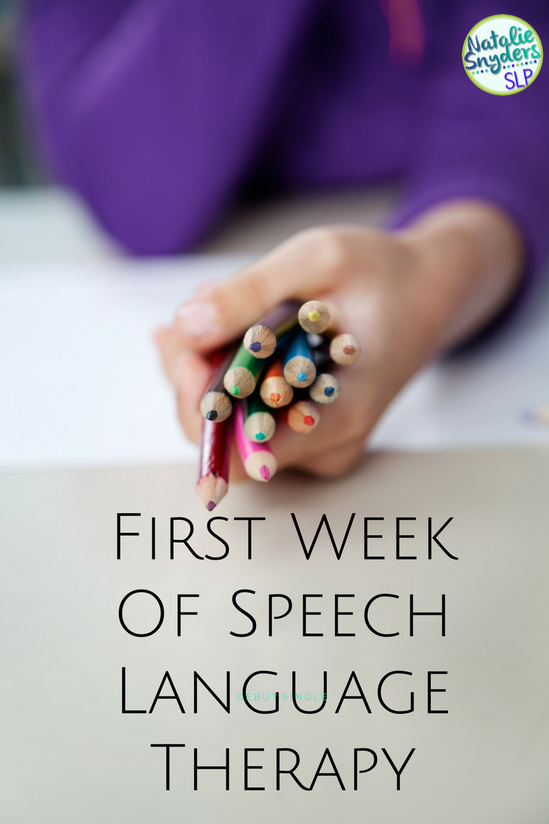 What to do on the first day of therapy?