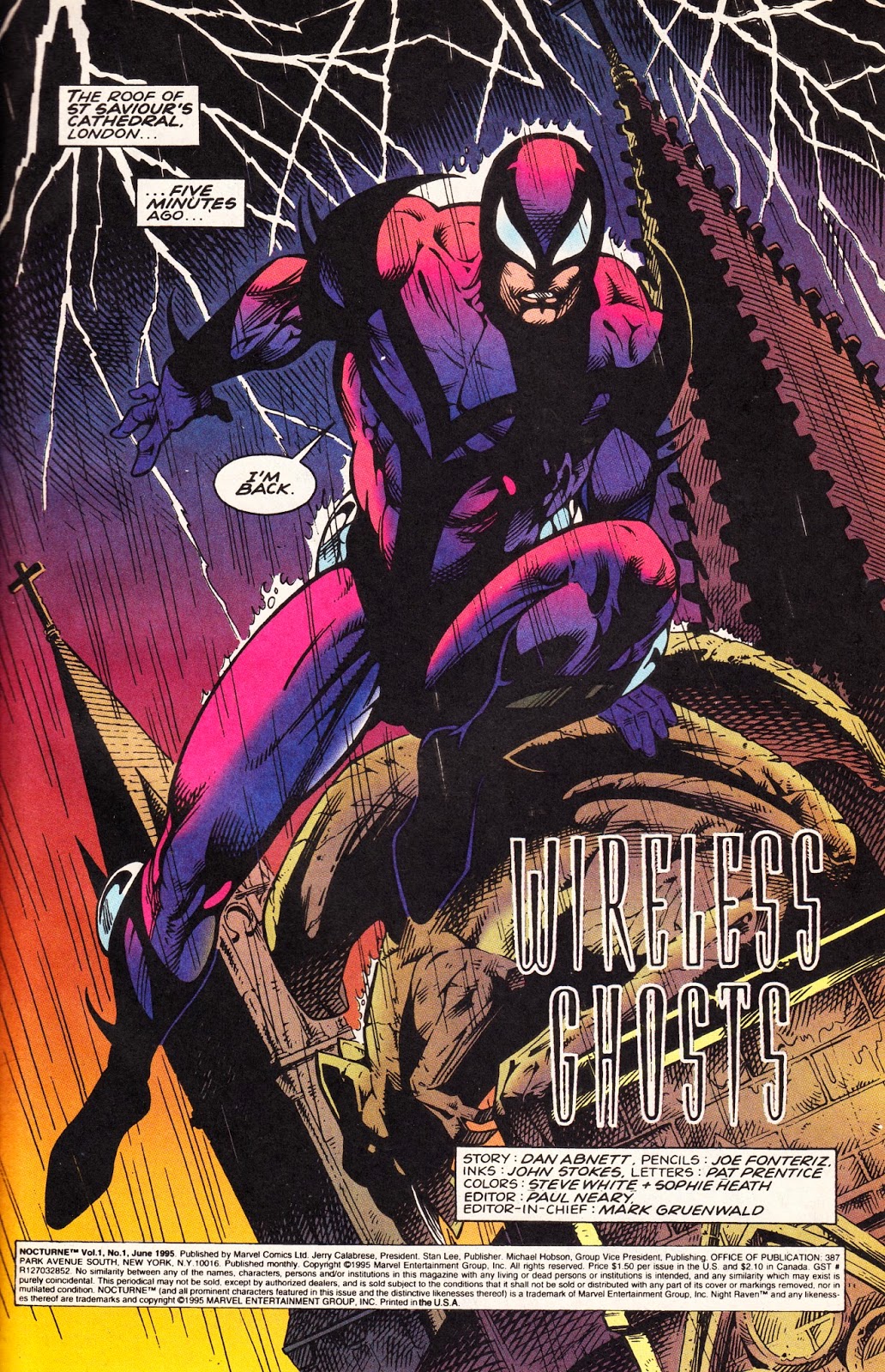 STARLOGGED - GEEK MEDIA AGAIN: 1995:NOCTURNE (Marvel UK)