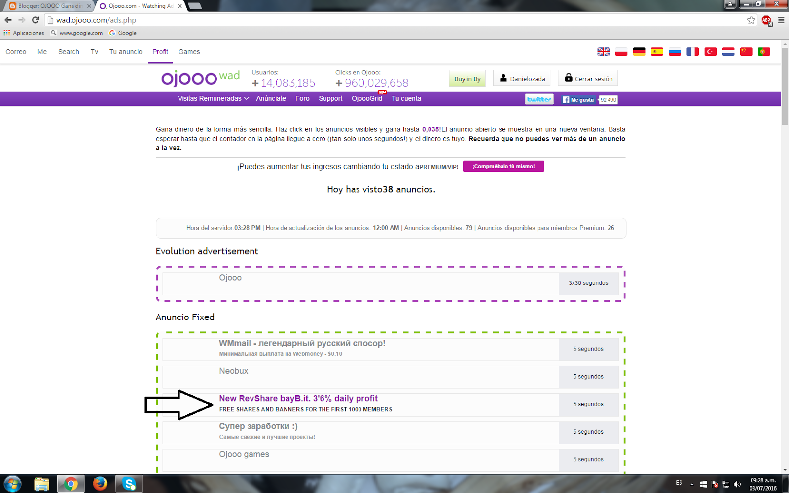 OJOOO Gana dinero con OJOOO YAAAA TRUCO: OJOOO TE PAGA POR VER ...