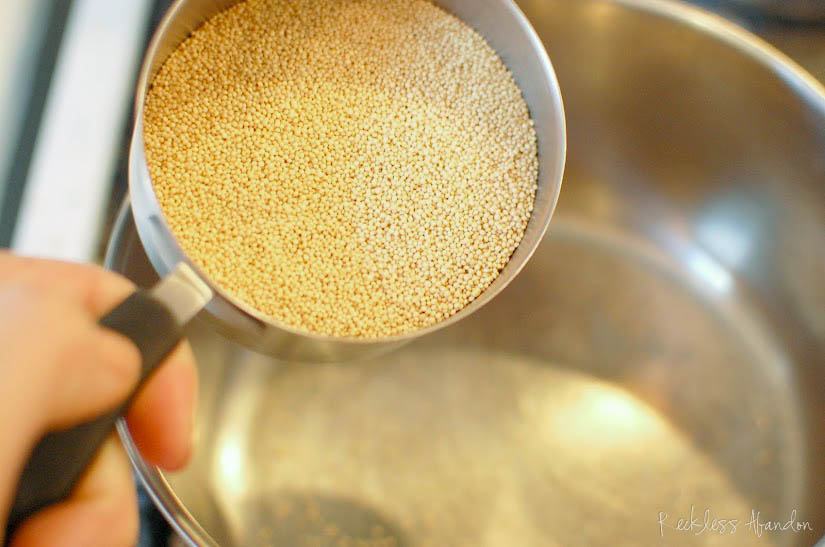 Reckless Abandon: Cooking Savory Amaranth