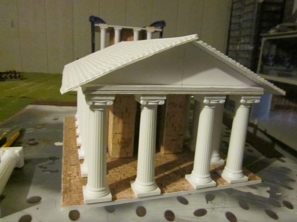 Tides of War: Paint Bench: Building a set of 28mm Greek Temples All ...