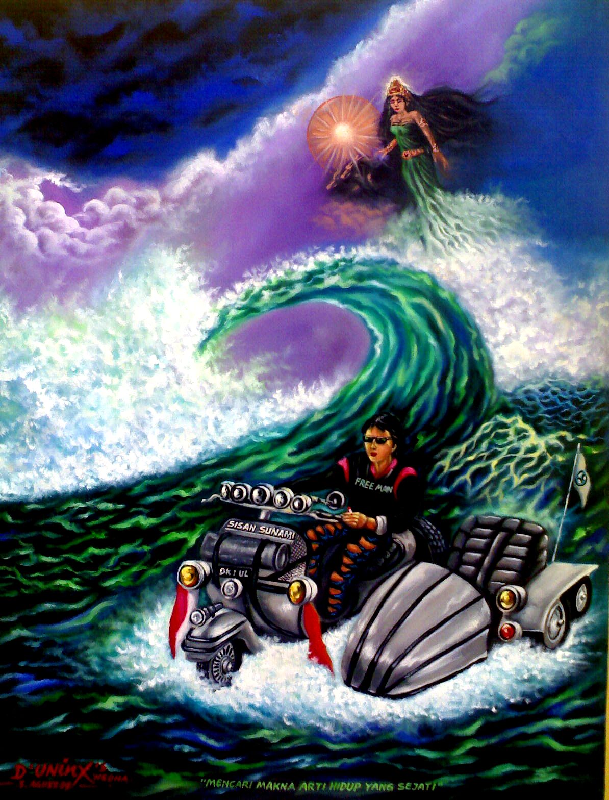 NUSA PENIDA IS 'THE BEAUTY' OF THE NATURE IN BALI: WEDHA' PAINTINGS ...