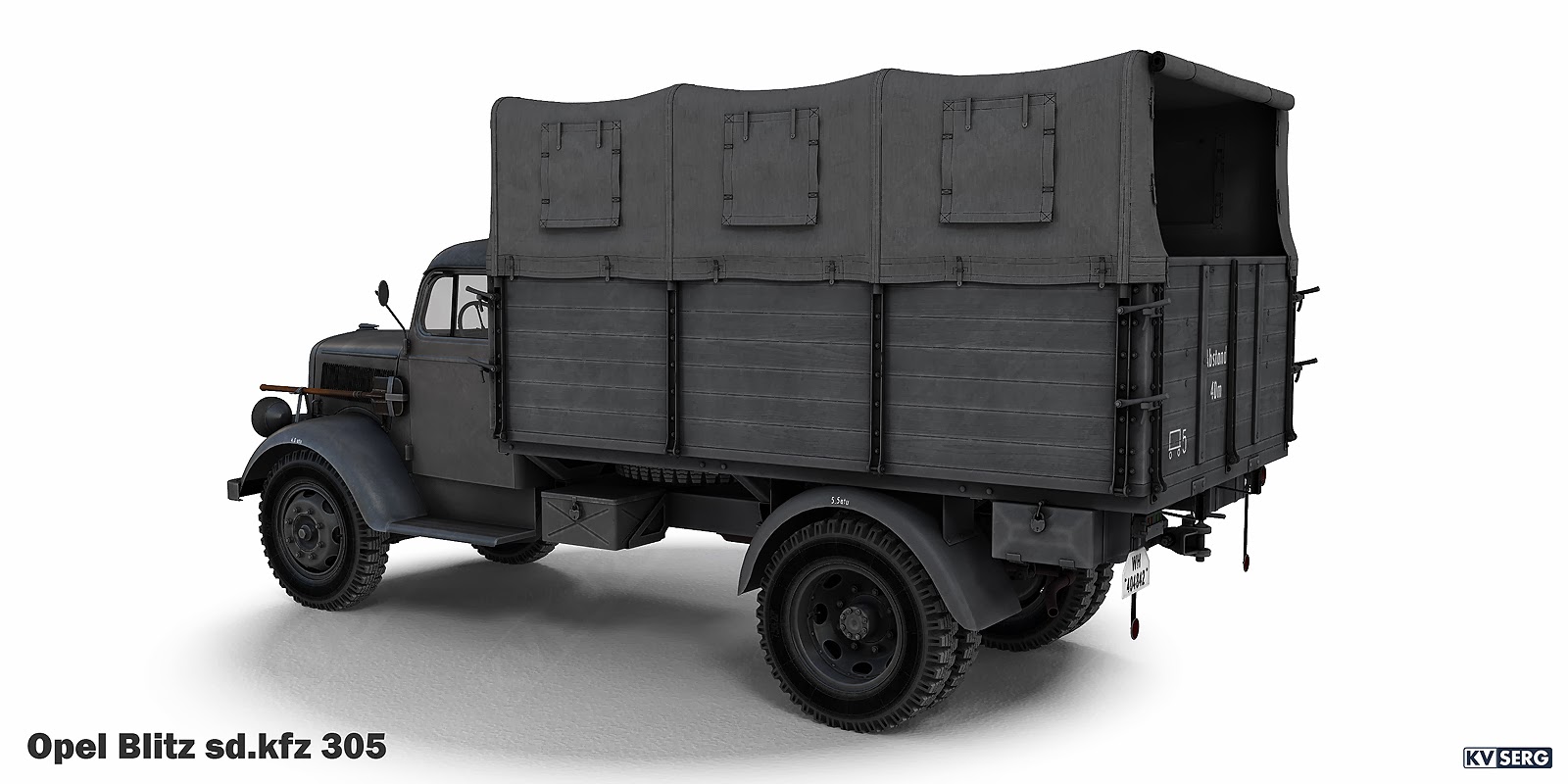 KVSERG ART: Opel Blitz 3 ton Sd.Kfz 305