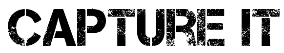 Font Capture It - EIO ARTS