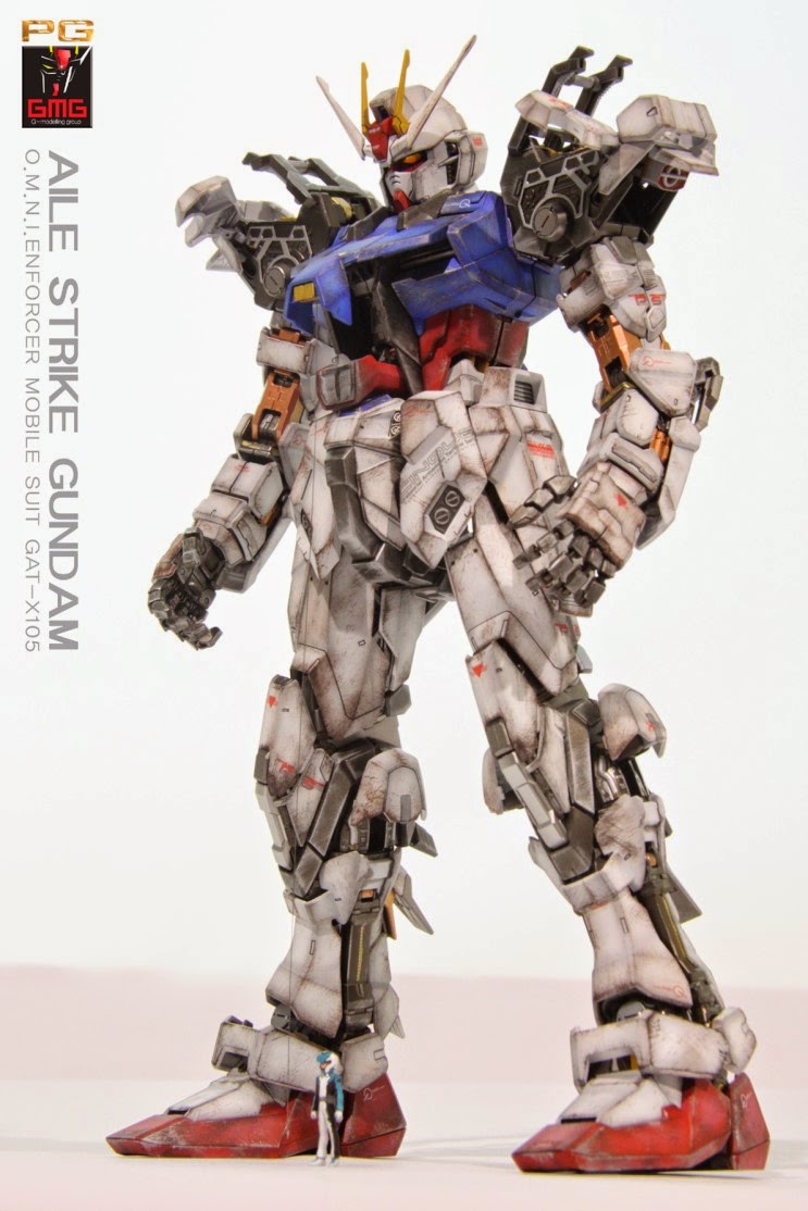Custom Build: PG 1/60 Strike Gundam (weathering)