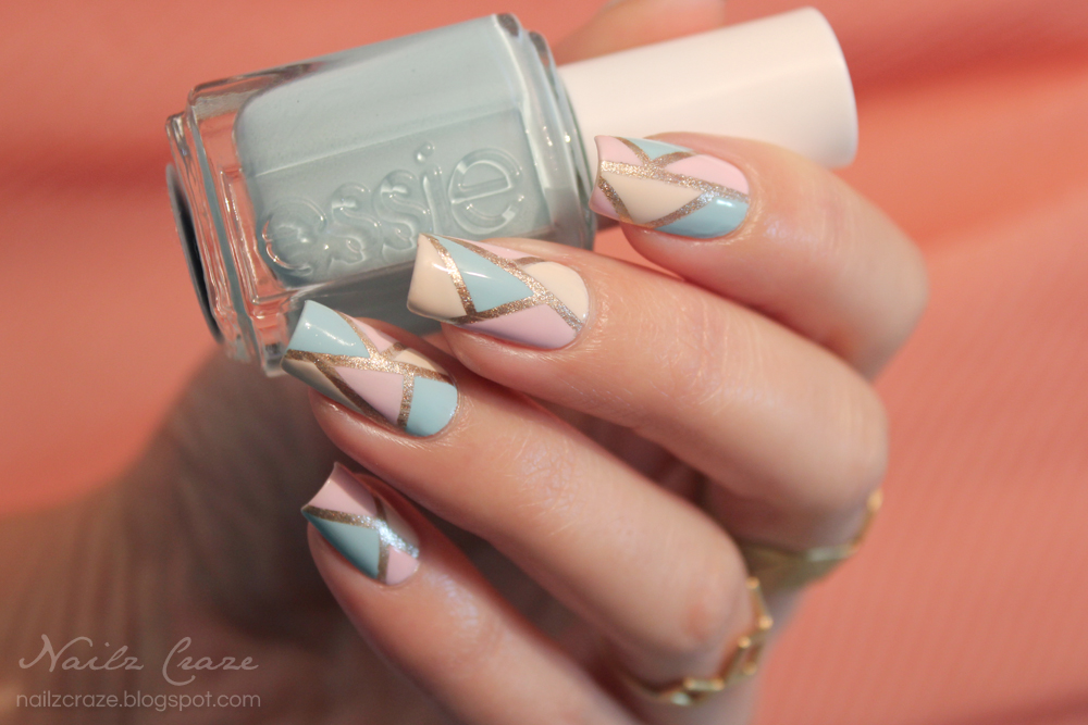Jewelry & Nail Art: Origami In Pastel - Nailz Craze