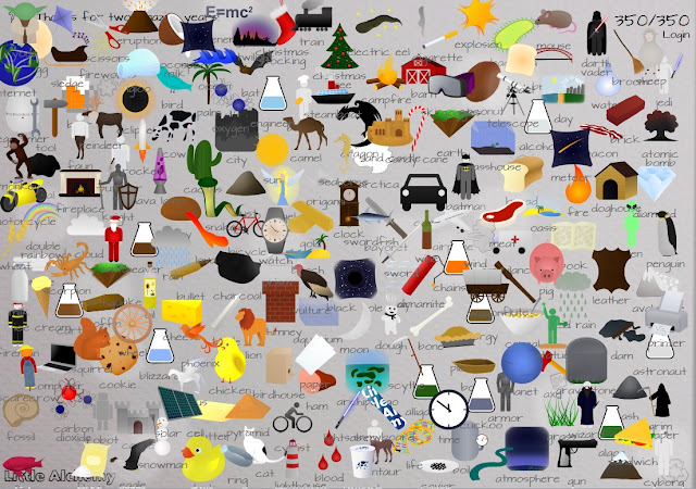 Jorge Tochio: Little Alchemy 350 combinations