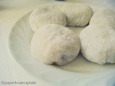 Paperboatcaptain - Essais culinaires: Tsubushian & Daifuku