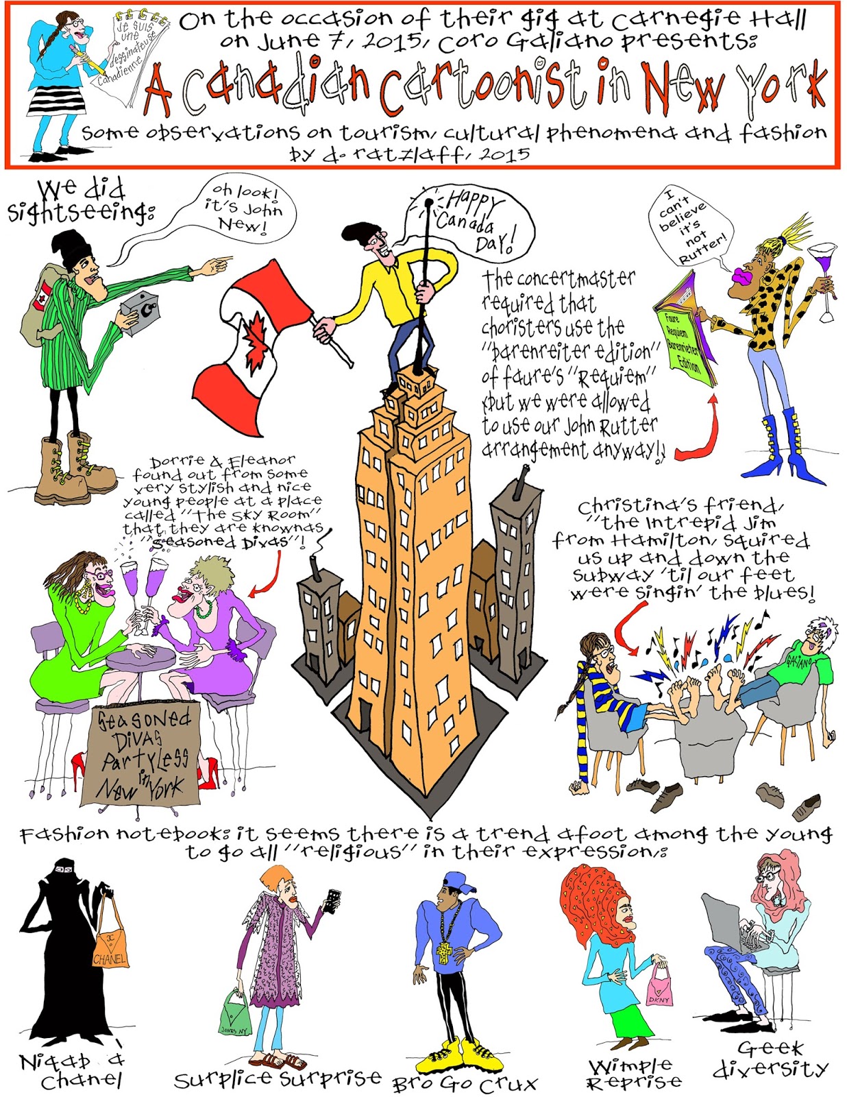 Dorrie's Comics and Cartoons: A Canadian Cartoonist In New York