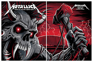 INSIDE THE ROCK POSTER FRAME BLOG: Brandon Heart Metallica Kobenhavn ...