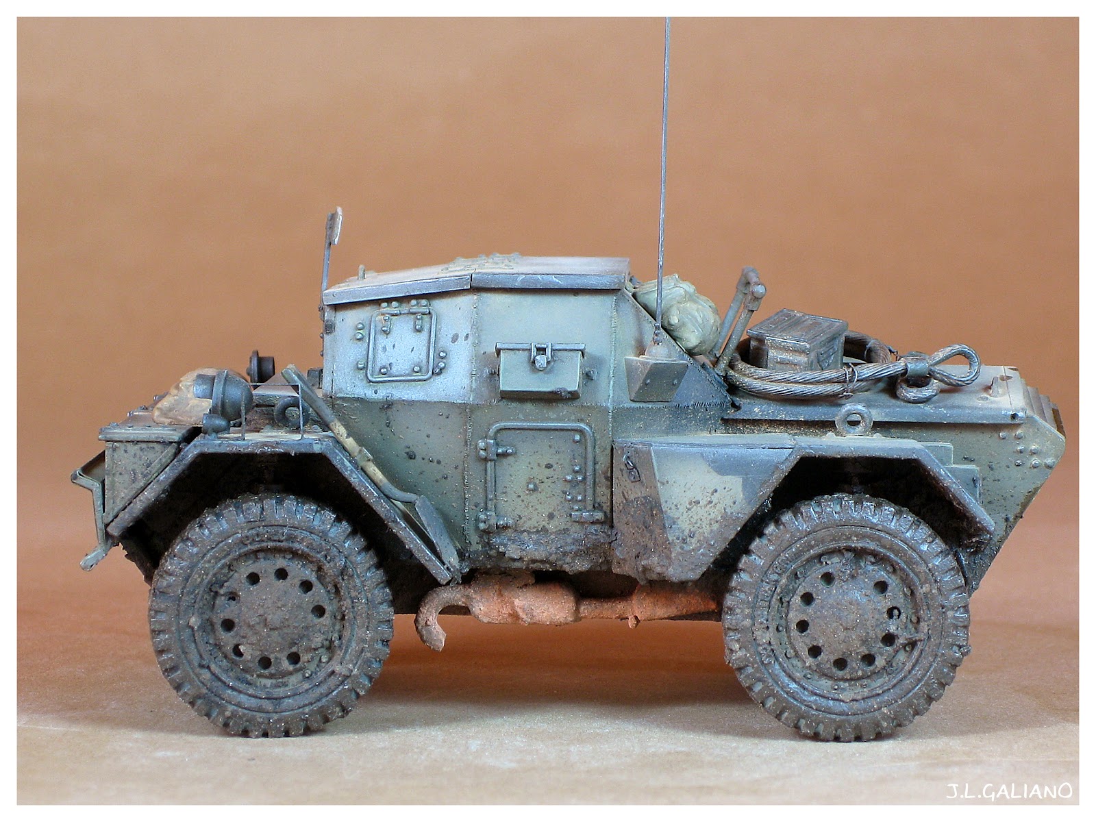 ModelMilitaria: SCOUT CAR DAIMLER Mk. II DINGO