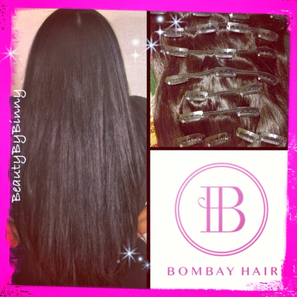 BeautyByBinny: BOMBAY HAIR CLIP-IN EXTENSIONS REVIEW AND TUTORIAL