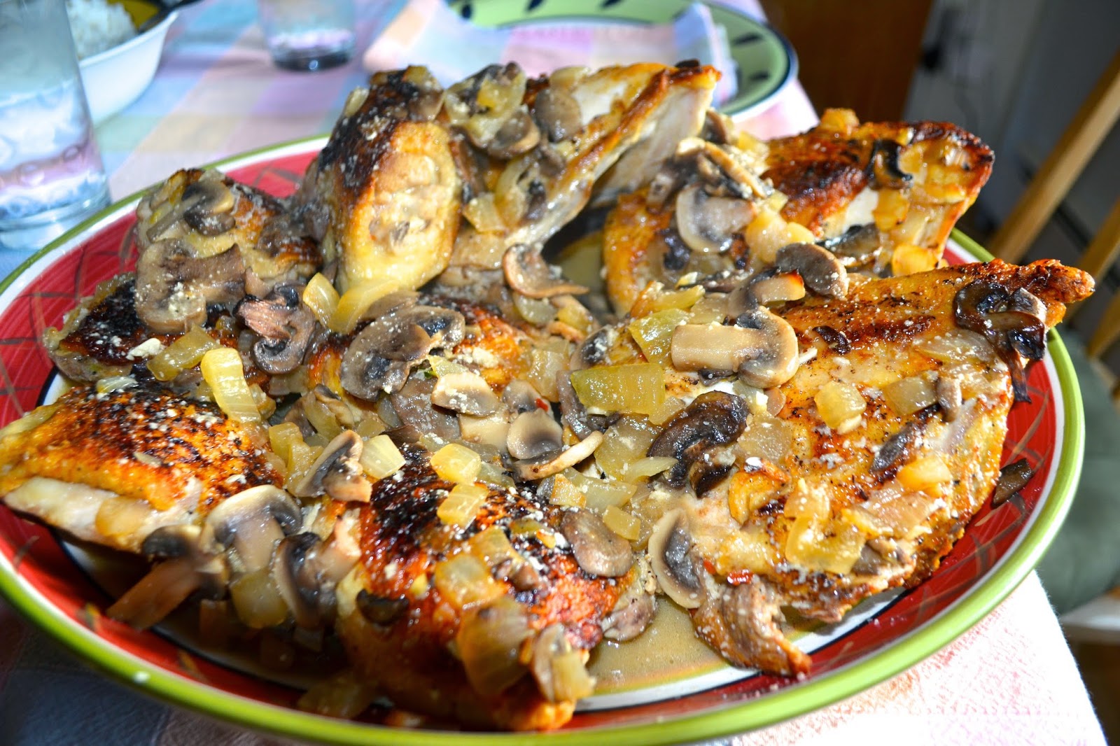 A Taste of Alaska: Chicken with Mushrooms and Almonds