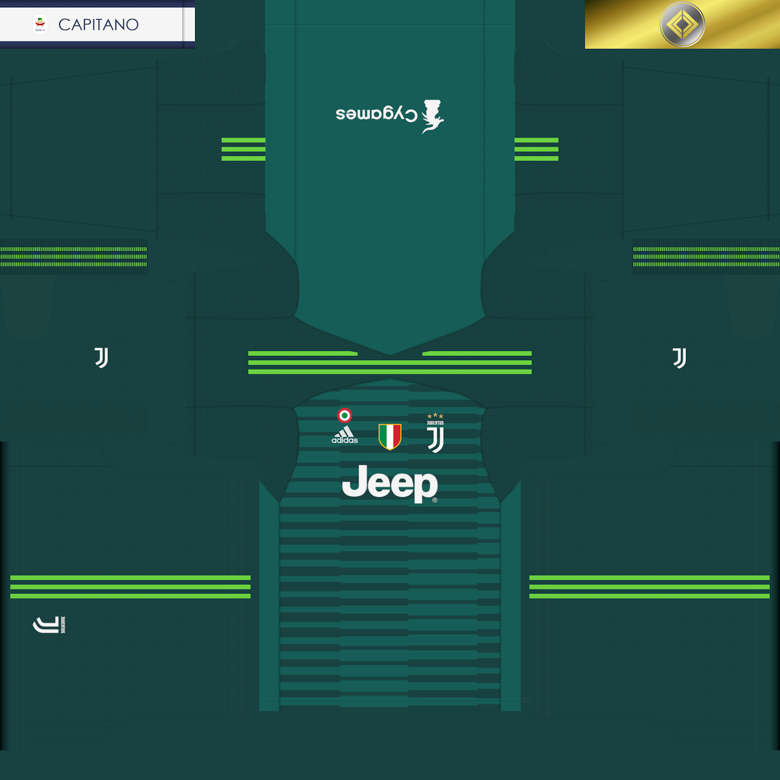 PES 2015 - EDIT: PES 2019 - Juventus - Uniforme PS4