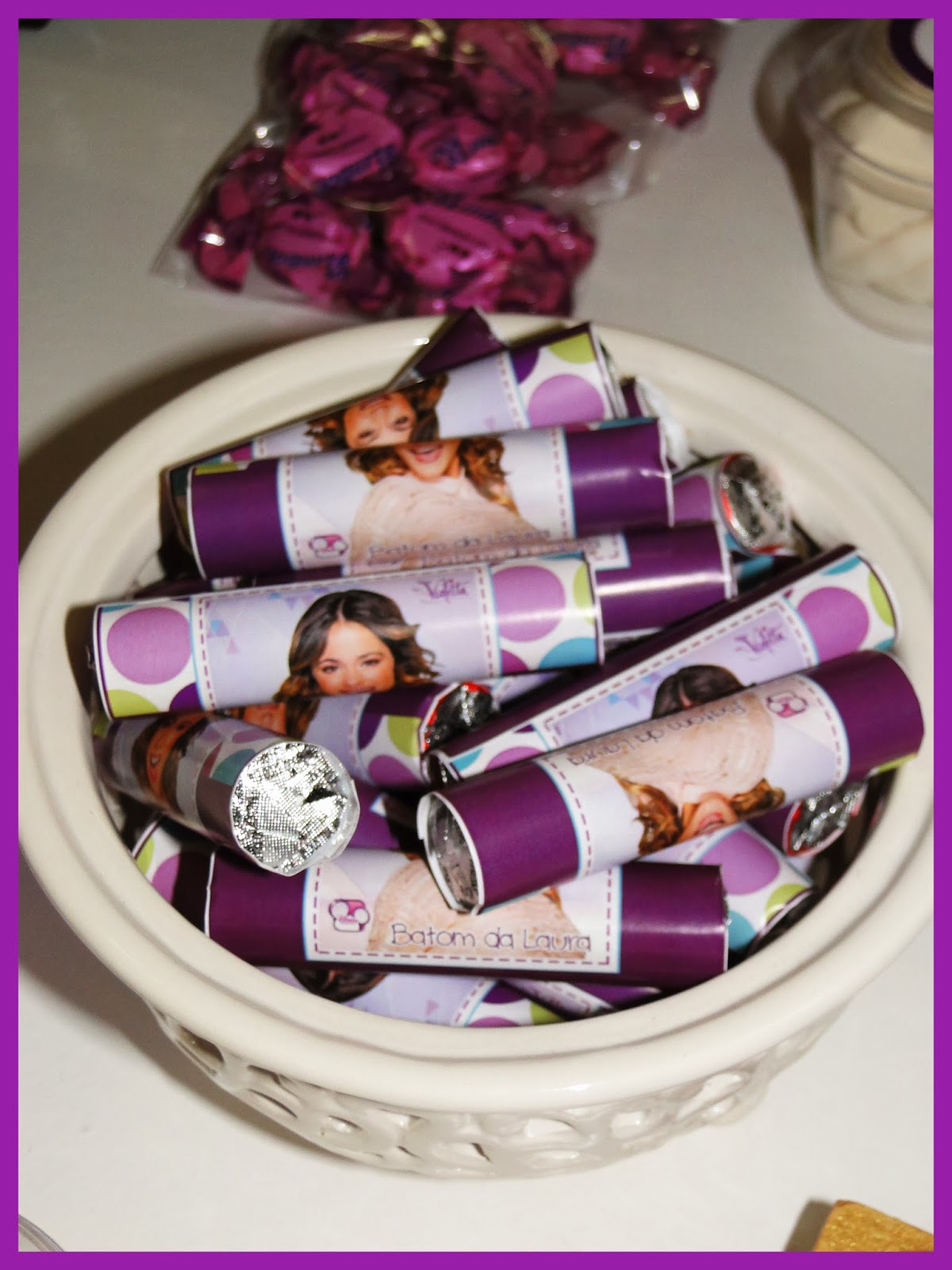 Festejar Ateliê de Festas e Lembrancinhas: Violetta para Laura Dewing