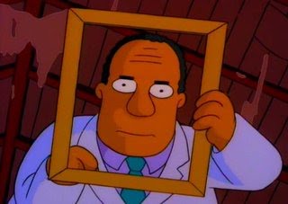 dr. hibbert showing hugo his "reflection" | Personajes de los simpsons ...