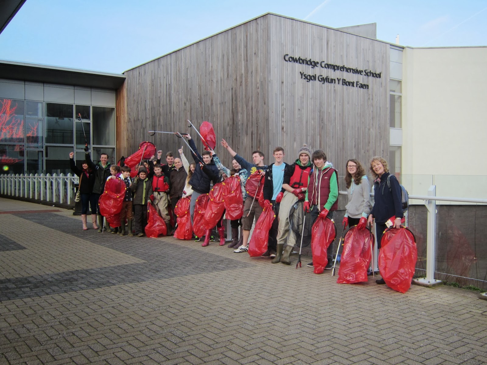 Eco-Schools at Cowbridge Comprehensive School : 50 bags of litter ...