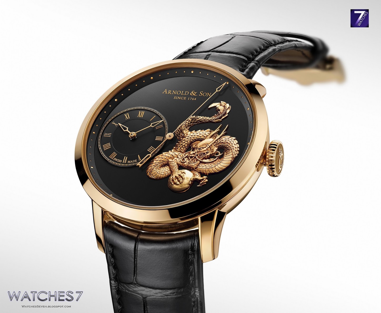 ARNOLD & SON TB Dragon Rose Gold Edition - Švýcarské hodinky ...