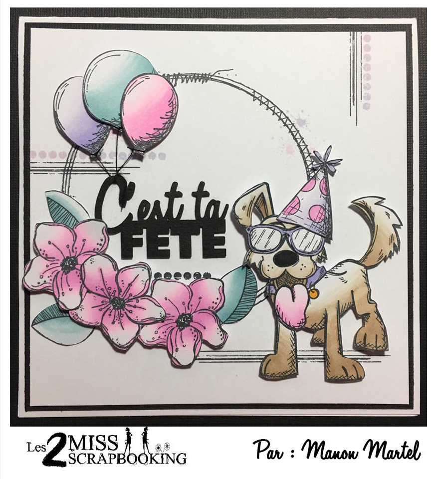 manonscrap: Carte ... C'est ta fête