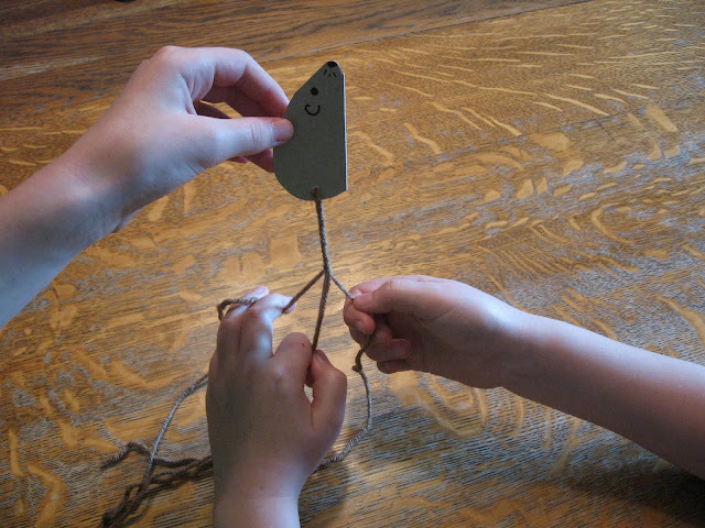 Almost Unschoolers: Braided Tail, Mouse (or Vole) Bookmark Craft