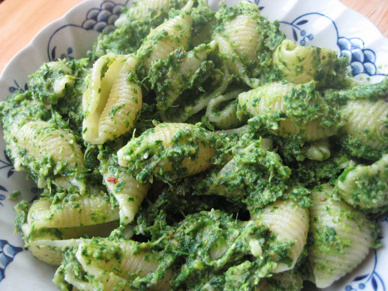 I'll Have Seconds: Broccoli Rabe and Walnut Pesto with Pasta