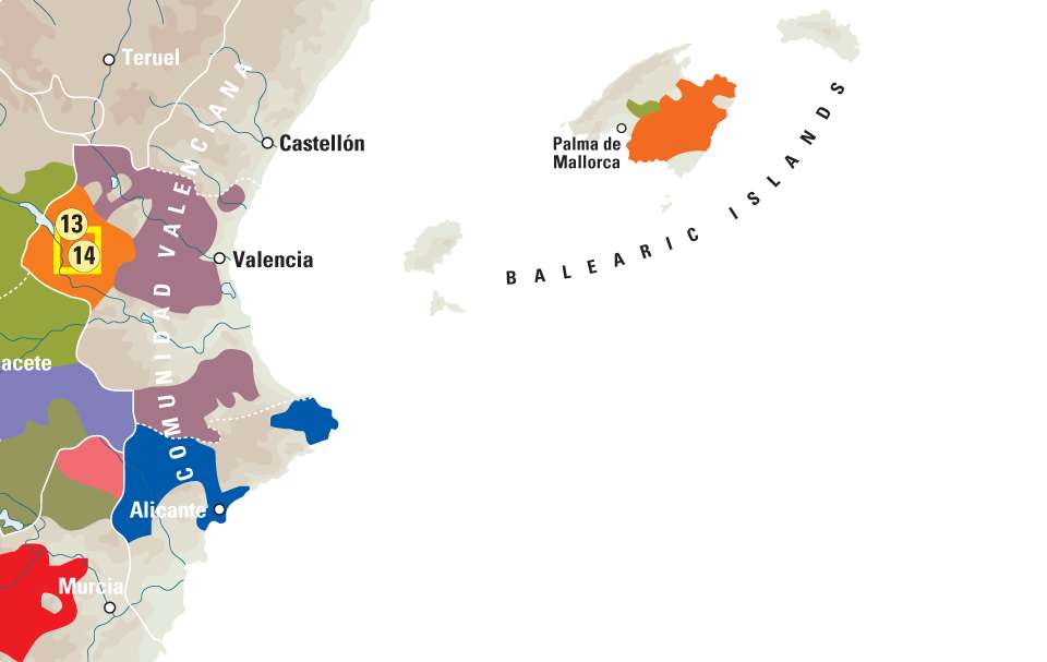 The World of Wine Review: Spain Unit 6 - The Levante