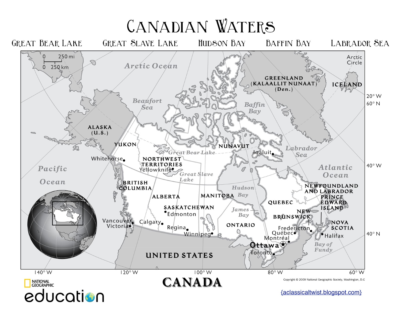 Homeschooling with a Classical Twist: Canadian Waters {Printable}