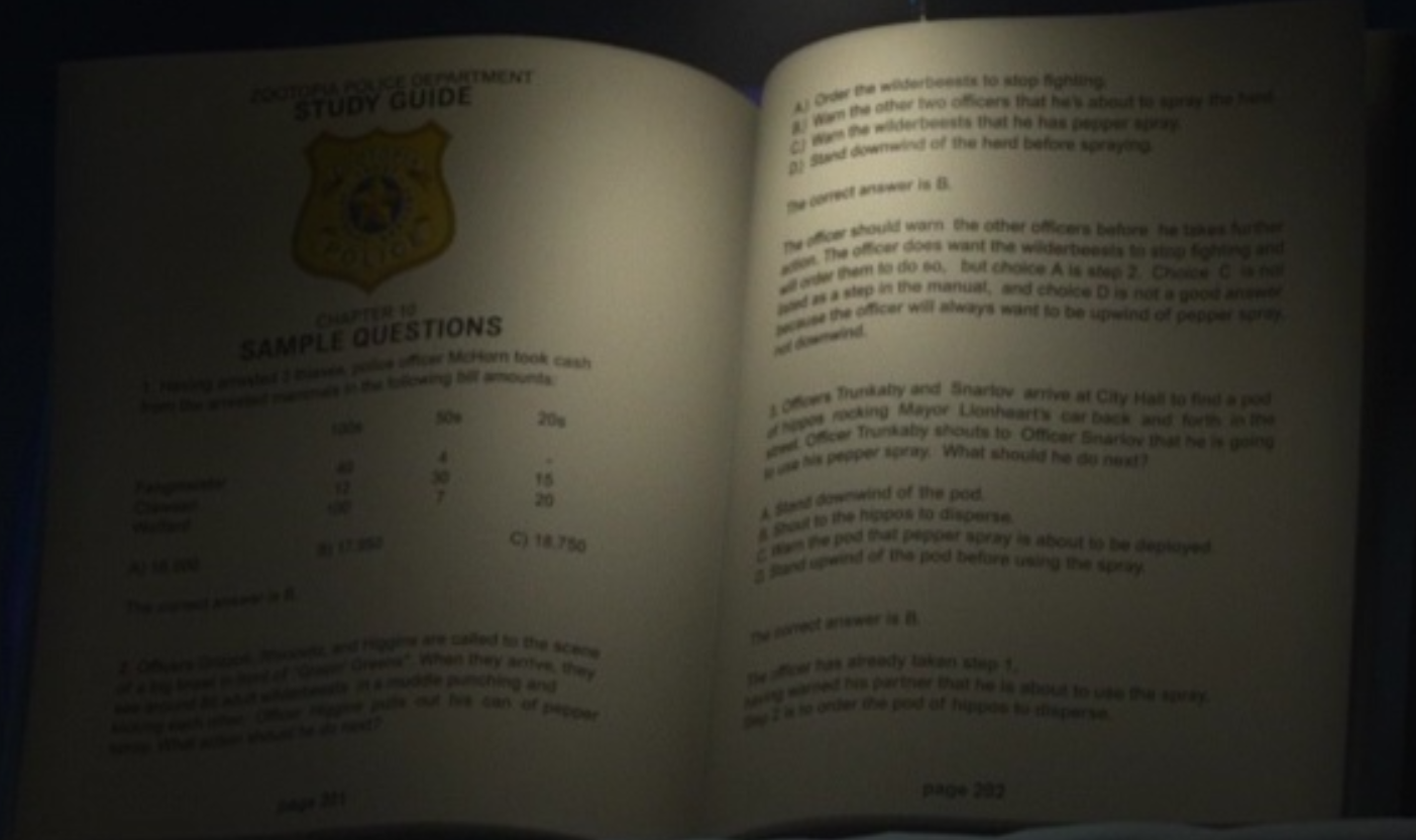 FreezeFrame #6: Pop Quiz! – Zootopia News Network