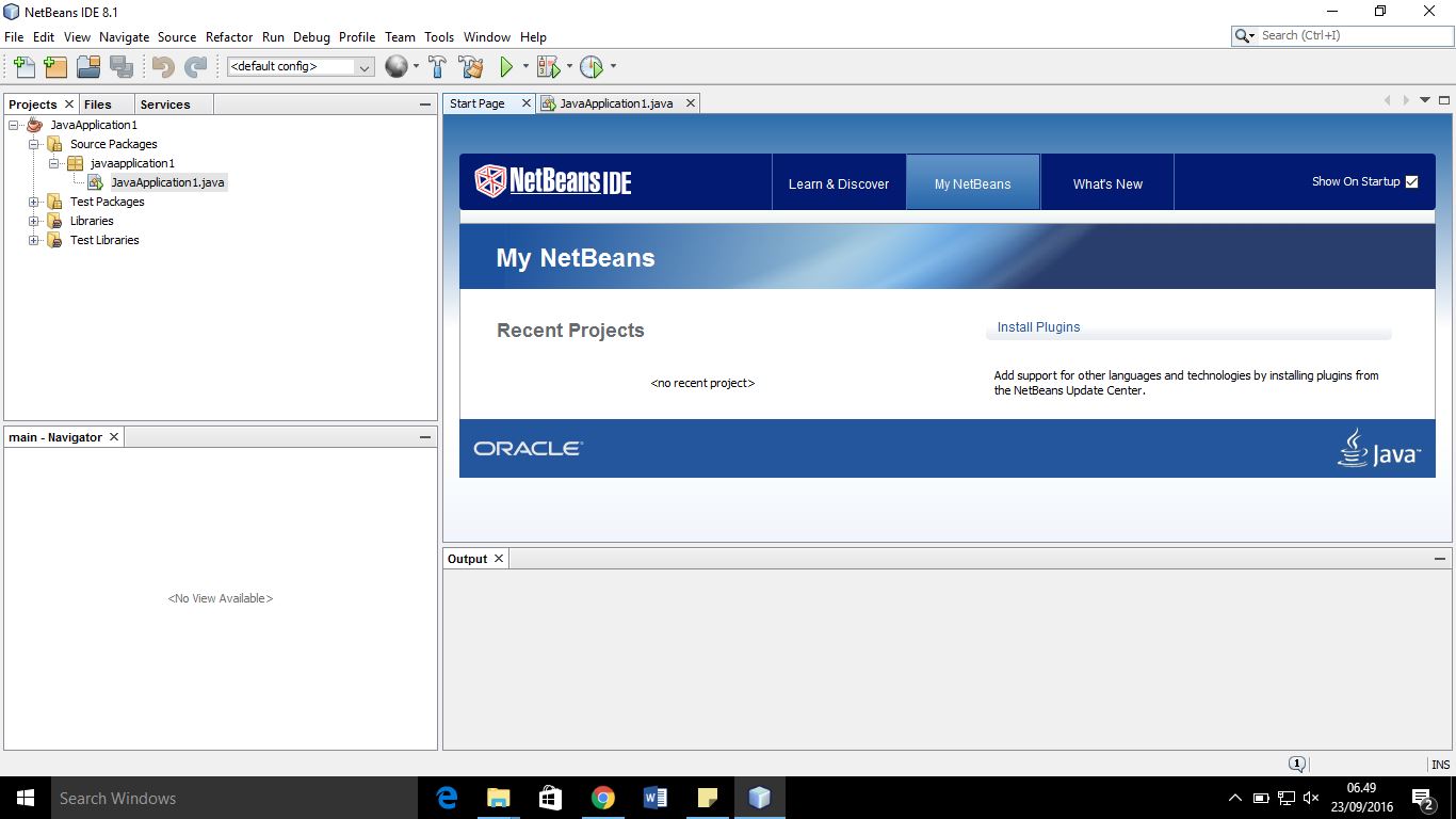 Blog Pembelajaran SMK Telkom Banjarbaru: Membuat Program Sederhana di NetBeans
